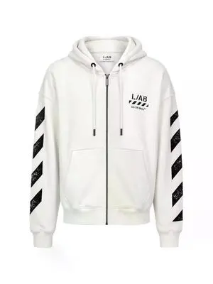 Off-White Logo-print Hoodie - White