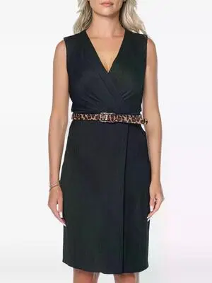 Dkny Belted Wrap Mini Dress