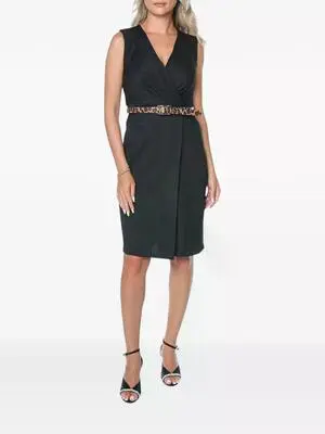 Dkny Belted Wrap Mini Dress