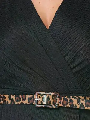 Dkny Belted Wrap Mini Dress