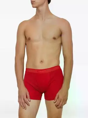 TOM FORD Logo-waistband Boxer Briefs - Red