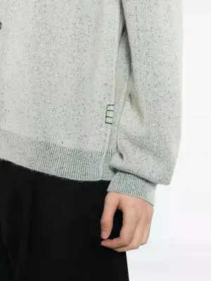JW Anderson V-neck Melange Cardigan