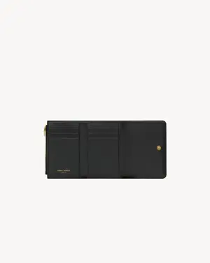 Saint Laurent Jamie Slim Tri-fold Wallet In Lambskin
