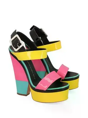 GIUSEPPE ZANOTTI Platform Wedge Sandals