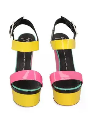GIUSEPPE ZANOTTI Platform Wedge Sandals