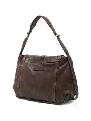MIALUIS Do Taipan Leather Shoulder Bag - Brown