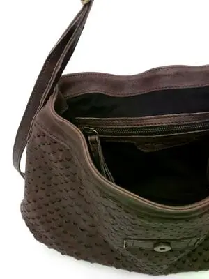 MIALUIS Do Taipan Leather Shoulder Bag - Brown