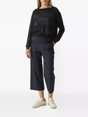 GRAN SASSO Elasticated-waist Cropped Trousers