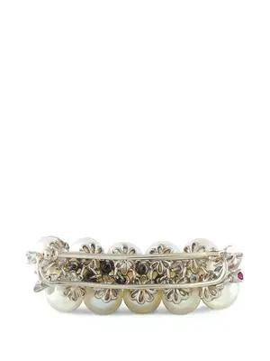 LB EXCLUSIVE Multi-stone Pearl Brooch - Silver