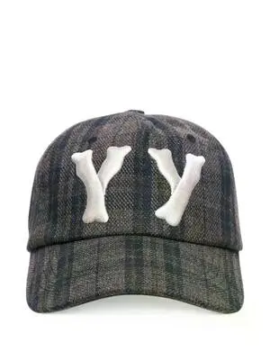 OPEN YY Check-pattern Logo-patch Cap