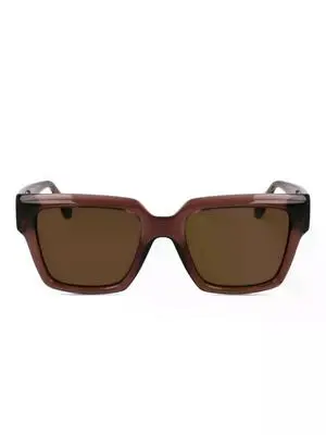 FERRAGAMO Square-frame Sunglasses - Brown
