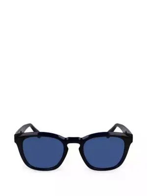 FERRAGAMO Rectangular-frame Sunglasses - Blue