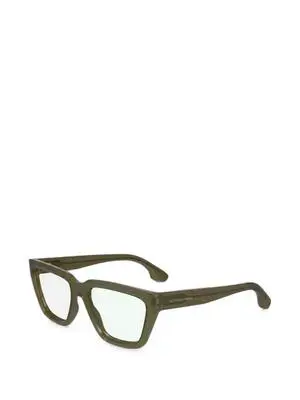 Victoria Beckham Square-frame Glasses - Green
