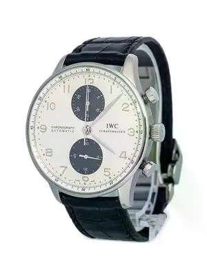IWC SCHAFFHAUSEN Portuguese Chrono 41mm Watch - Neutrals