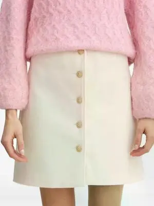 MORGAN Buttoned-details Mini Skirt