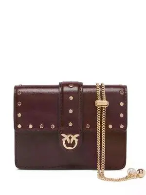 Pinko Love Birds Stud-embellished Mini Bag