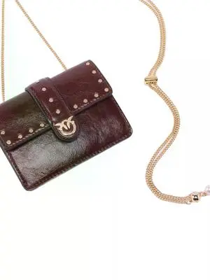 Pinko Love Birds Stud-embellished Mini Bag