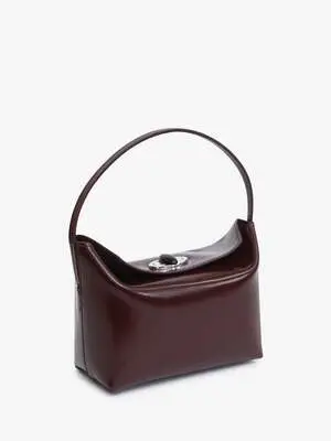 Christopher Esber Turnlock Polished Mini Bag - Barolo