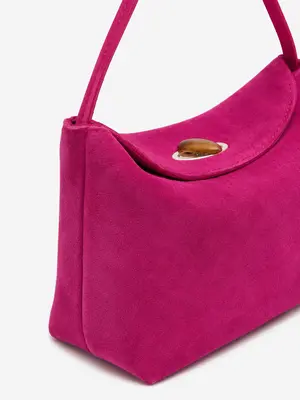 Christopher Esber Turnlock Suede Mini Bag