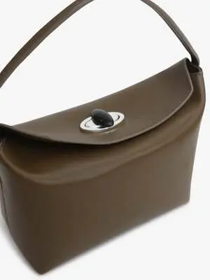 Christopher Esber Turnlock Mini Bag - Khaki