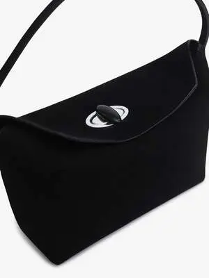 Christopher Esber Turnlock Suede Mini Bag