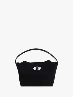 Christopher Esber Turnlock Suede Mini Bag