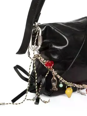 Desigual Gravity Charm-embellished Lace-up Shoulder Bag