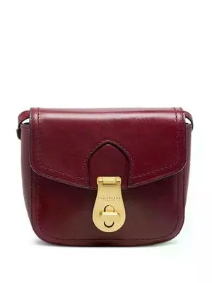 THE BRIDGE Buckle-detail Leather Mini Bag - Red
