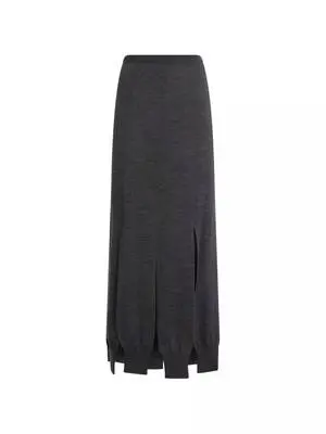 Moschino Slit-detail Maxi Skirt