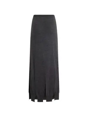 Moschino Slit-detail Maxi Skirt