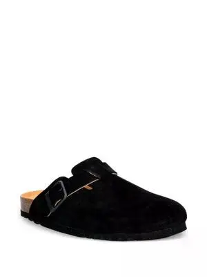 DR. SCHOLL'S SHOES Olivier Buckle-fastening Suede Clogs