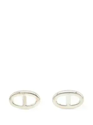 Hermès Chaine D'ancre Earrings - Silver