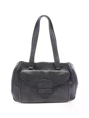 Prada 2000s Grained Leather Tote Bag