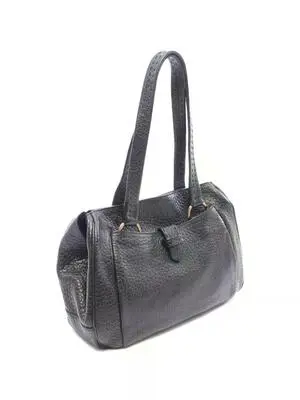 Prada 2000s Grained Leather Tote Bag
