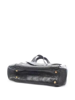 Prada 2000s Grained Leather Tote Bag