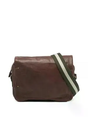 Bally Web-stripe Messenger Bag - Brown