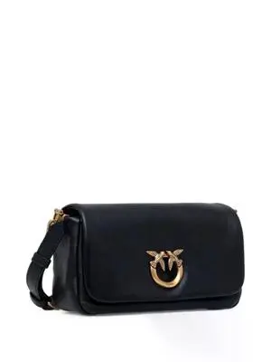 Pinko Love Birds Leather Shoulder Bag