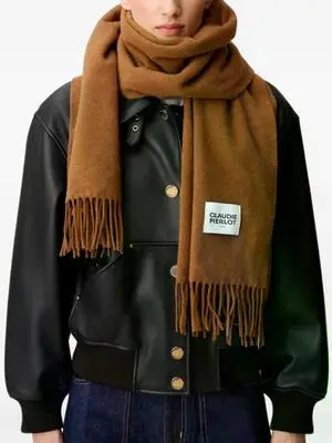 Claudie Pierlot Fringed-edge Scarf