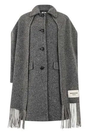 Max Mara Weekend Jacket With Scarf Detail