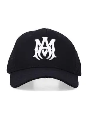 Amiri Cotton Logo Baseball Cap - Nero