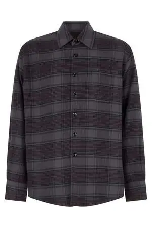 Our Legacy Checked Flannel Button-up Shirt - Grey