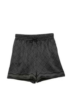 Casablanca Silk Shorts - Black