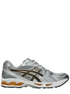 Asics Gel-kayano 14 Leather Sneaker With Mesh Inserts & Cushioned Sole - Grey