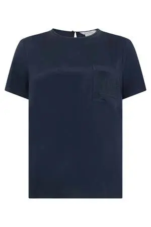 Max Mara Short-sleeve Round-neck T-shirt - Blue