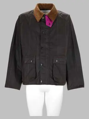 PAUL SMITH LOVES BARBOUR 100% Cotton Sports Jacket With Heritage Style