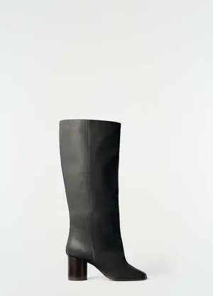 LEMAIRE Crease Sleeve Calf Leather Boots