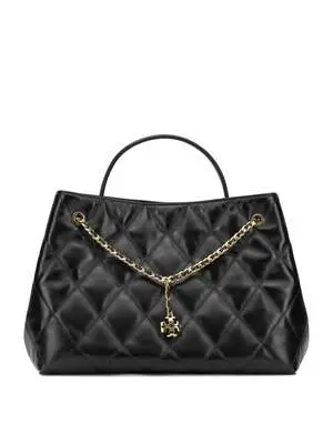 Tory Burch Mini Handbag In 100% Lamb Leather - Black