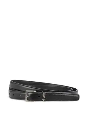 Saint Laurent Leather Belt - Nero