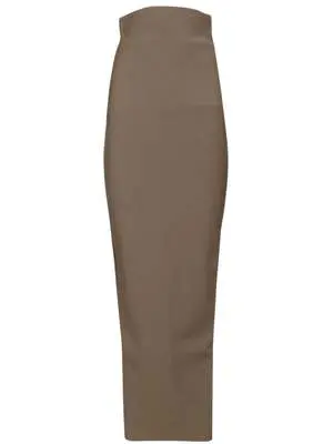 Rick Owens High-waist Pencil Skirt - Brown
