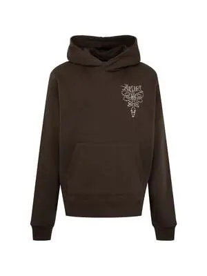 Amiri Lasso Embroidered Hoodie - Black